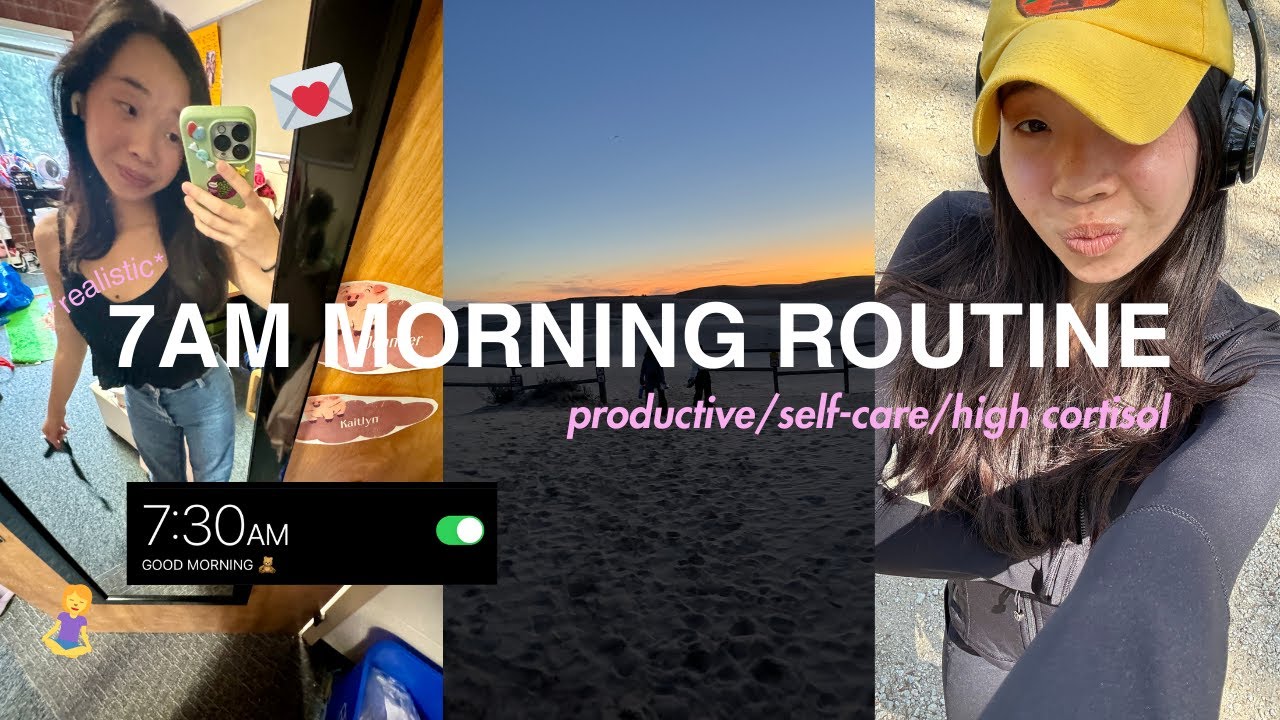 7am Morning Routine Productive Self Care Workout Youtube