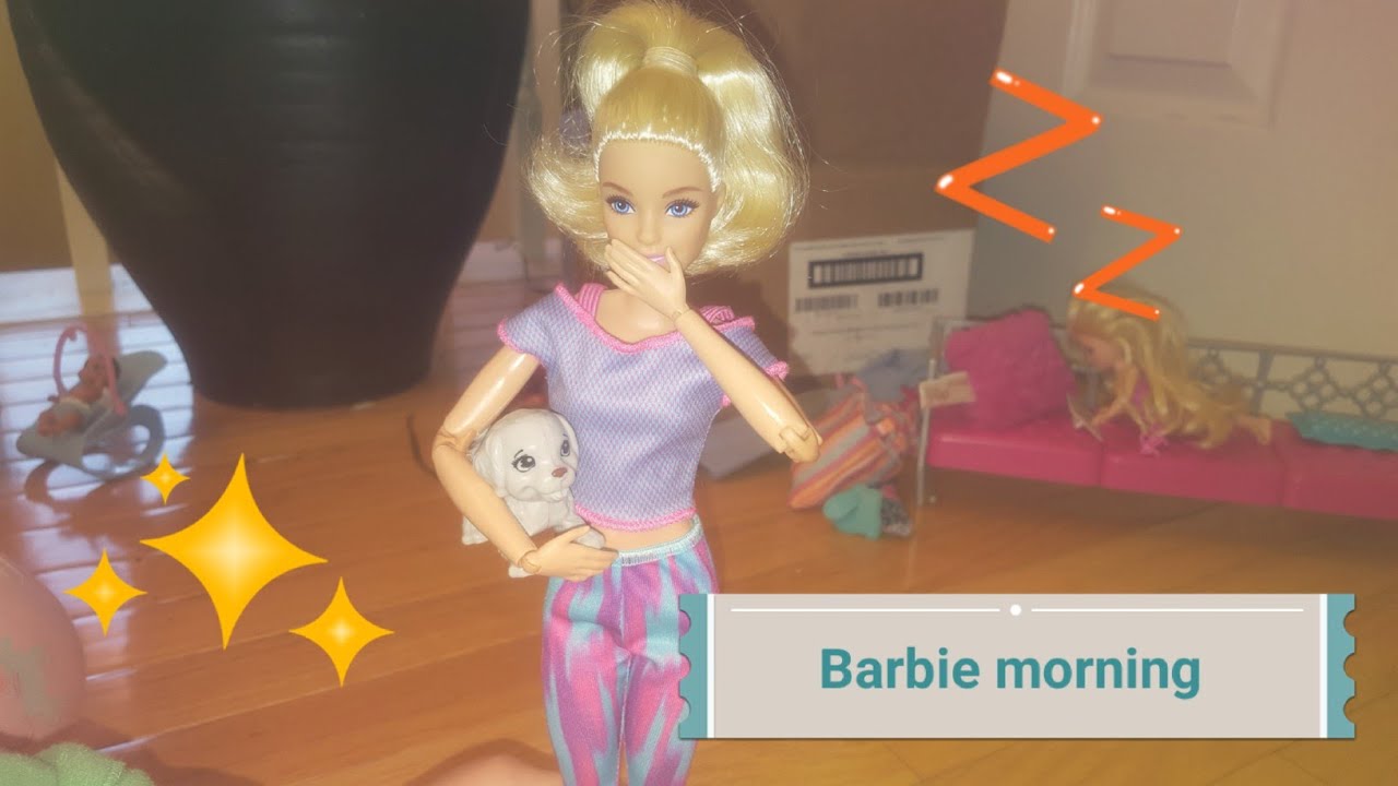 Barbie's morning~and~night routine with chelsea! - YouTube