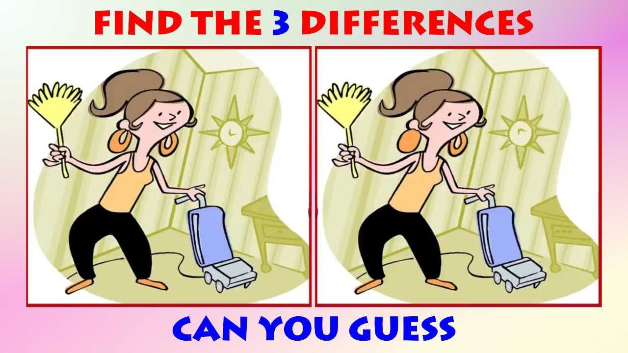 Find the difference | Spot the Difference | Find the 3 difference # ...