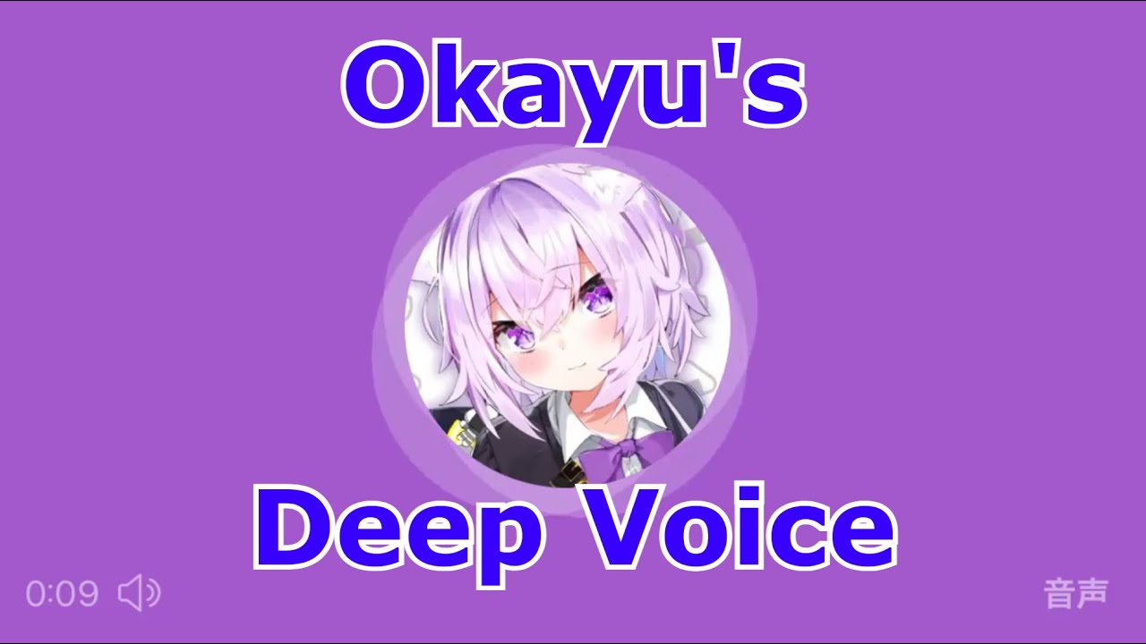 Okayu Shows Us Her Deepest, Husky Voice [Eng Sub/Hololive] - YouTube