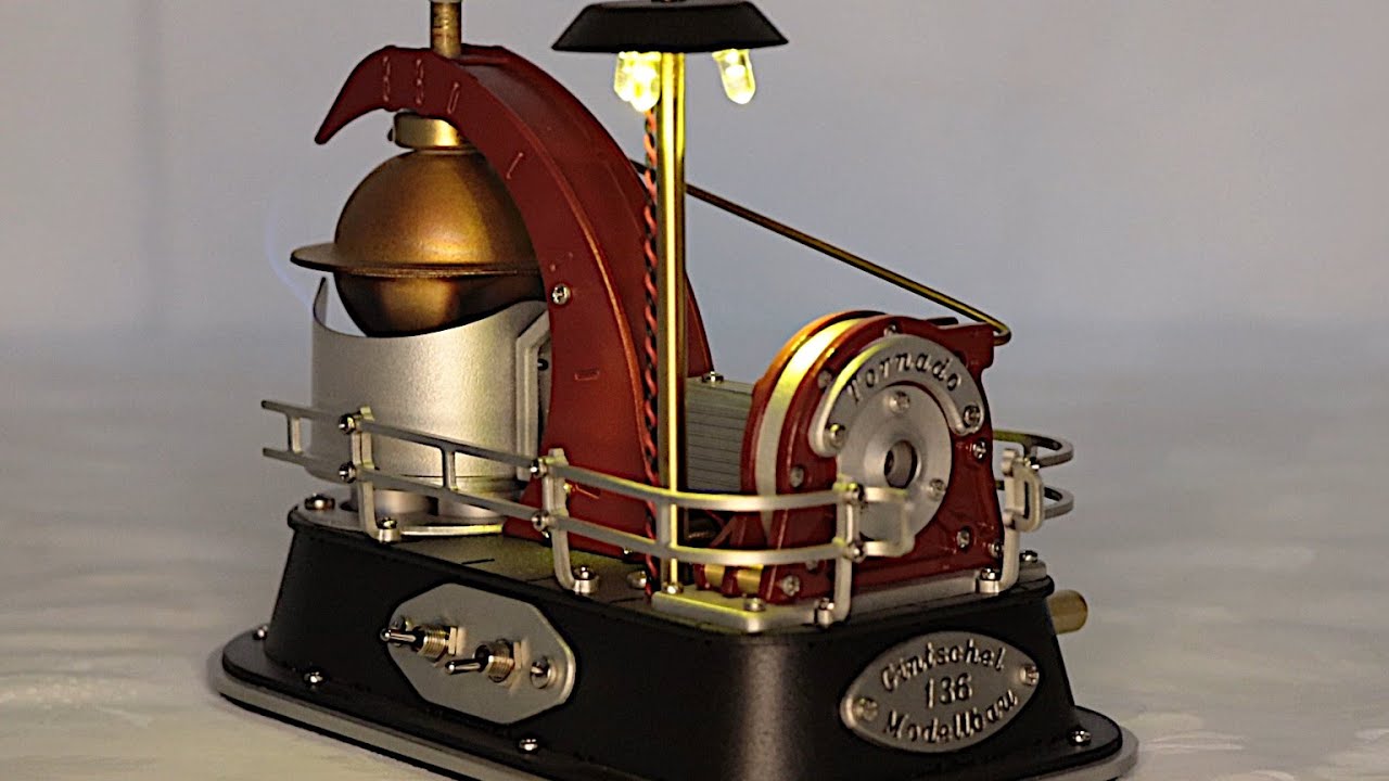 Model Steam Turbine Engine Power Plant (Impulse Type Turbine) - YouTube