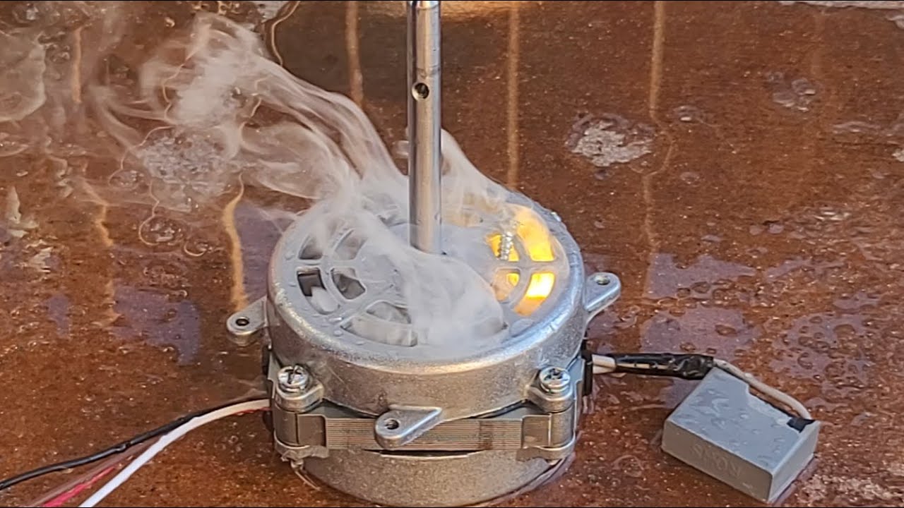 Lasko fan motor burnout - YouTube