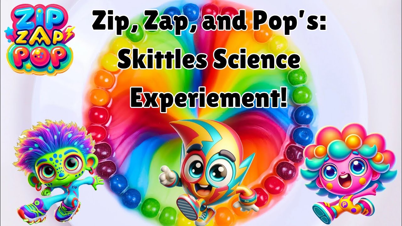 @zipzappop Zip, Zap, and Pop: Skittles Science Experiment! #zip #zap # ...
