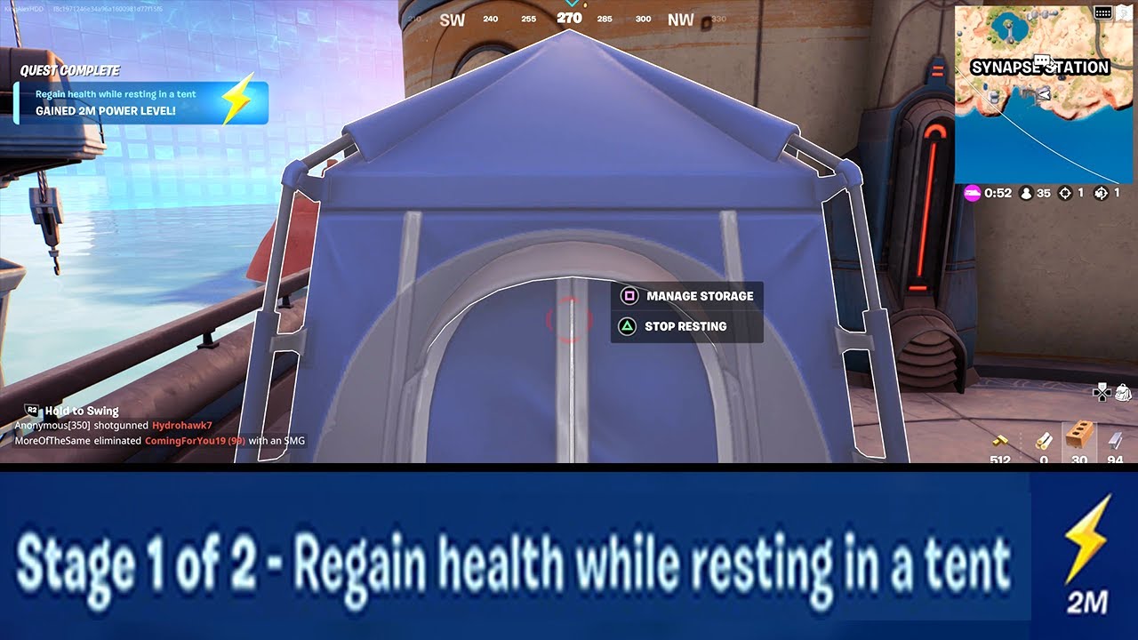 Regain Health While Resting in a Tent (50) - How to Complete All Dragon ...