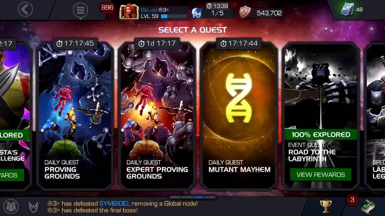 MCOC: King Groot Master Difficulty vs 3 Star Loki - YouTube