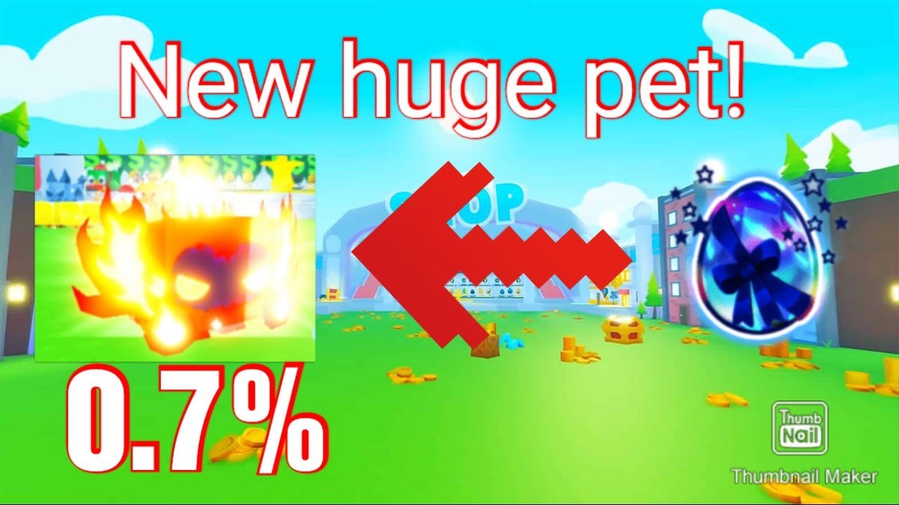 HATCHING THE NEW SHINY HUGE PET ON PET SIM X - YouTube