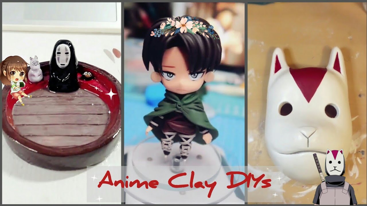 Anime Clay DIYs - YouTube