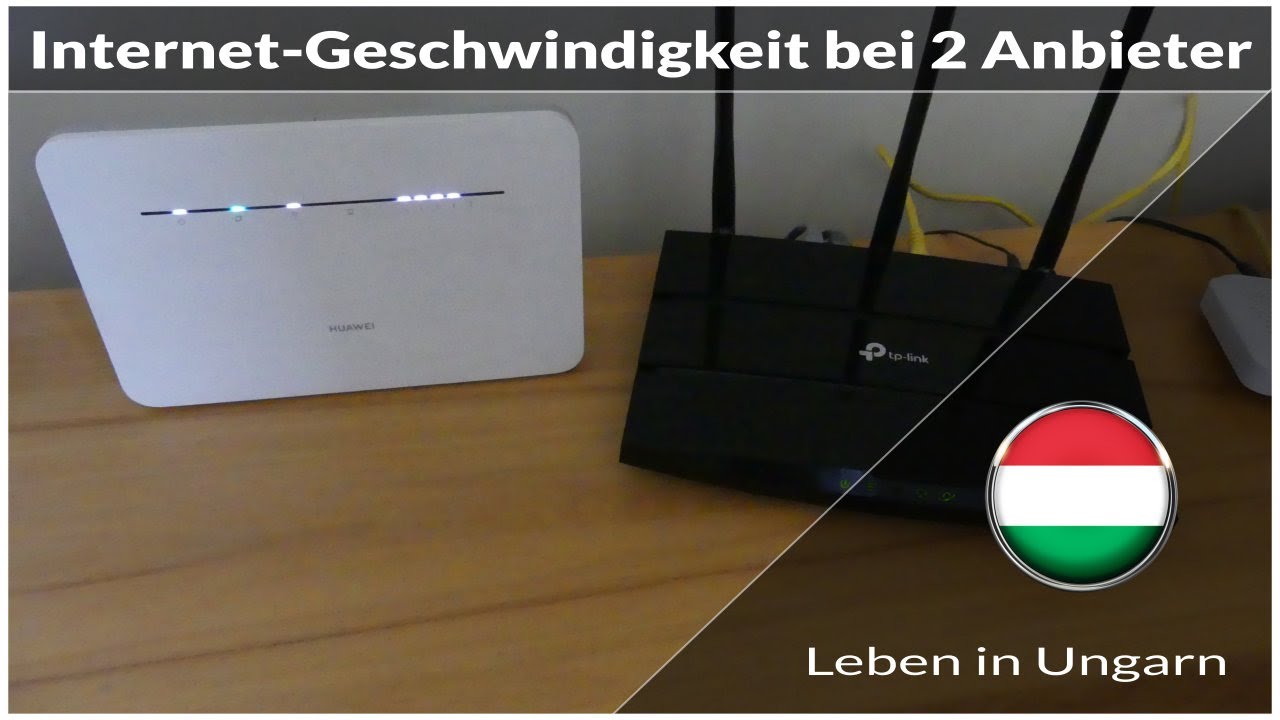 Internet-Geschwindigkeit von Znet und Yettel - Leben in Ungarn - YouTube