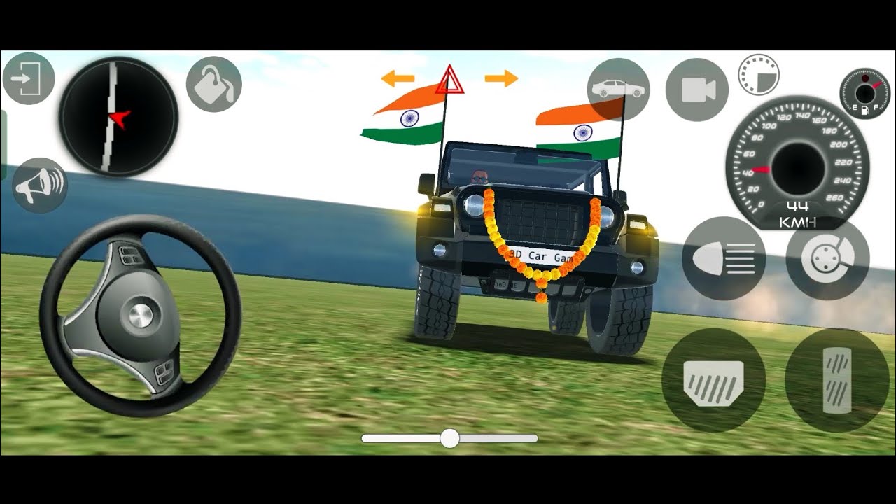 Thar Draving gameplay on Daku song in India Car simulator3D gameplay ...