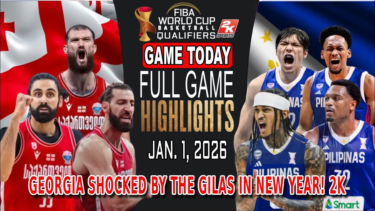 GILAS PILIPINAS vs GEORGIA GAME TODAY January 1, 2026 - Shocking Buzzer ...