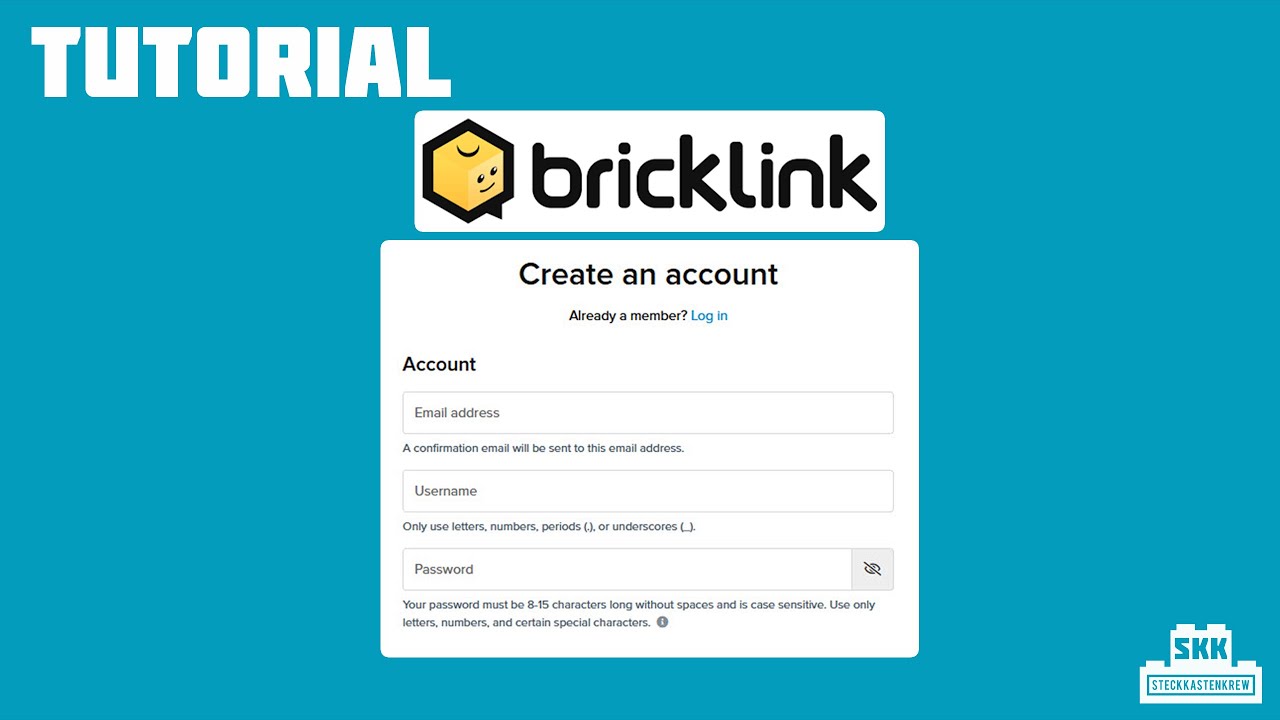 Bricklink Tutorial Teil 1 | Account erstellen (deutsch) - YouTube