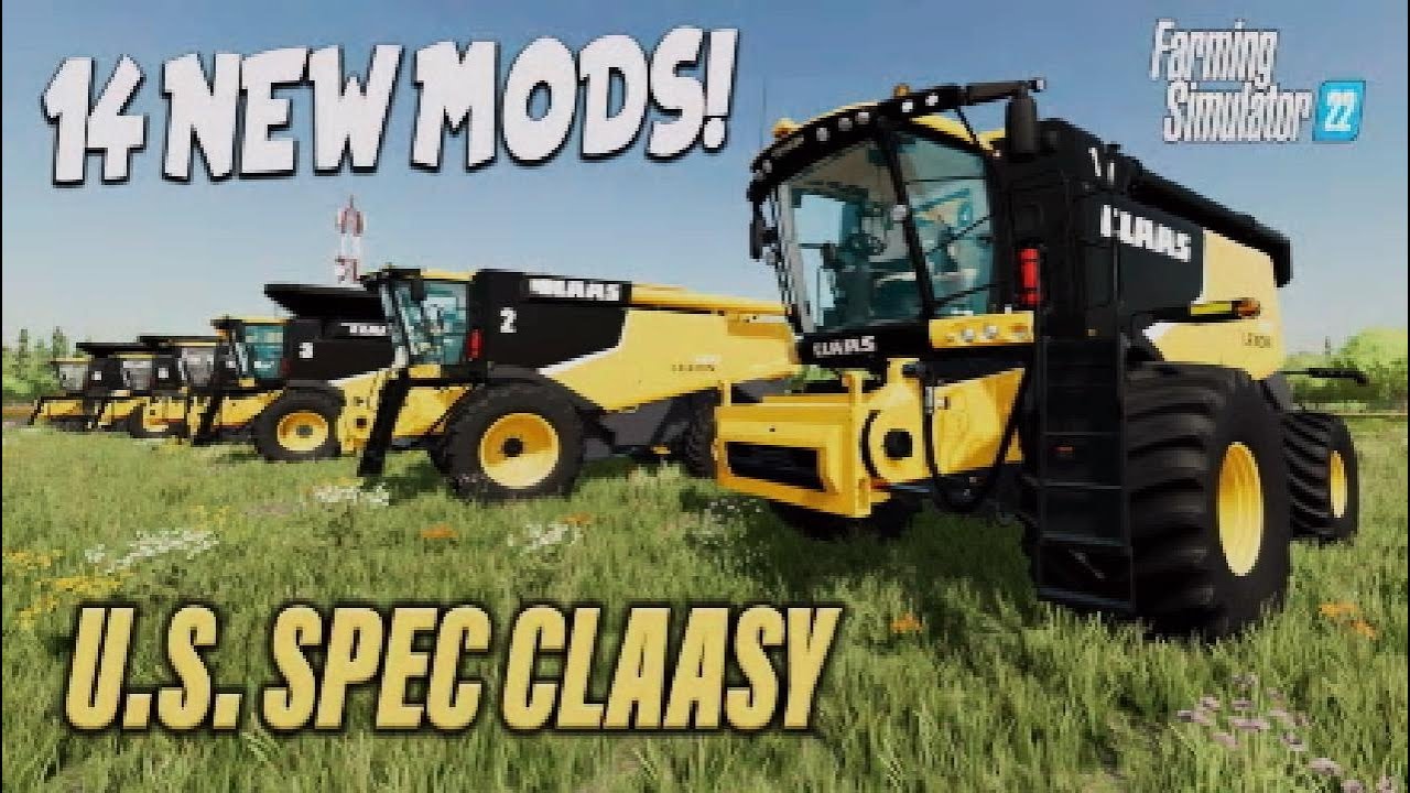 FS22 | 14 NEW MODS! U.S. SPEC CLAAS LEXIONS & MORE! FARMING SIMULATOR ...