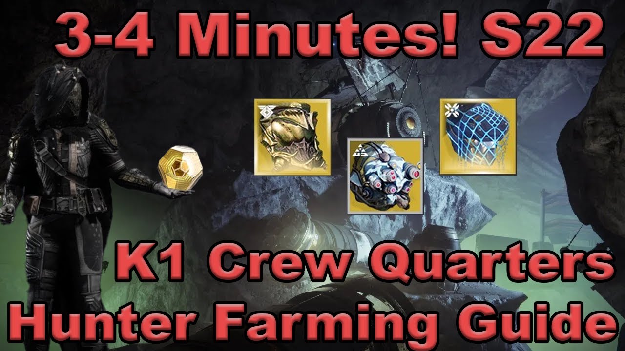 Destiny 2 - K1 Crew Quarters (Hunter) Legend Lost Sector Farming Guide ...
