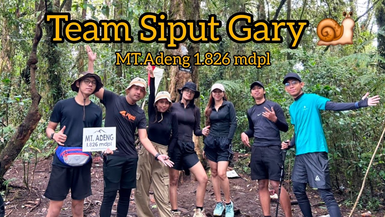PENDAKIAN GUNUNG ADENG BALI WITH SIPUT GARY TEAM🐌 #gunung #pendaki # ...