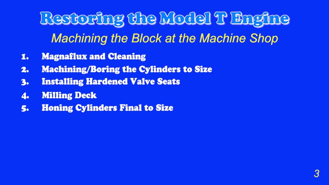 Engine 03 Machining Block at Machine Shop - YouTube