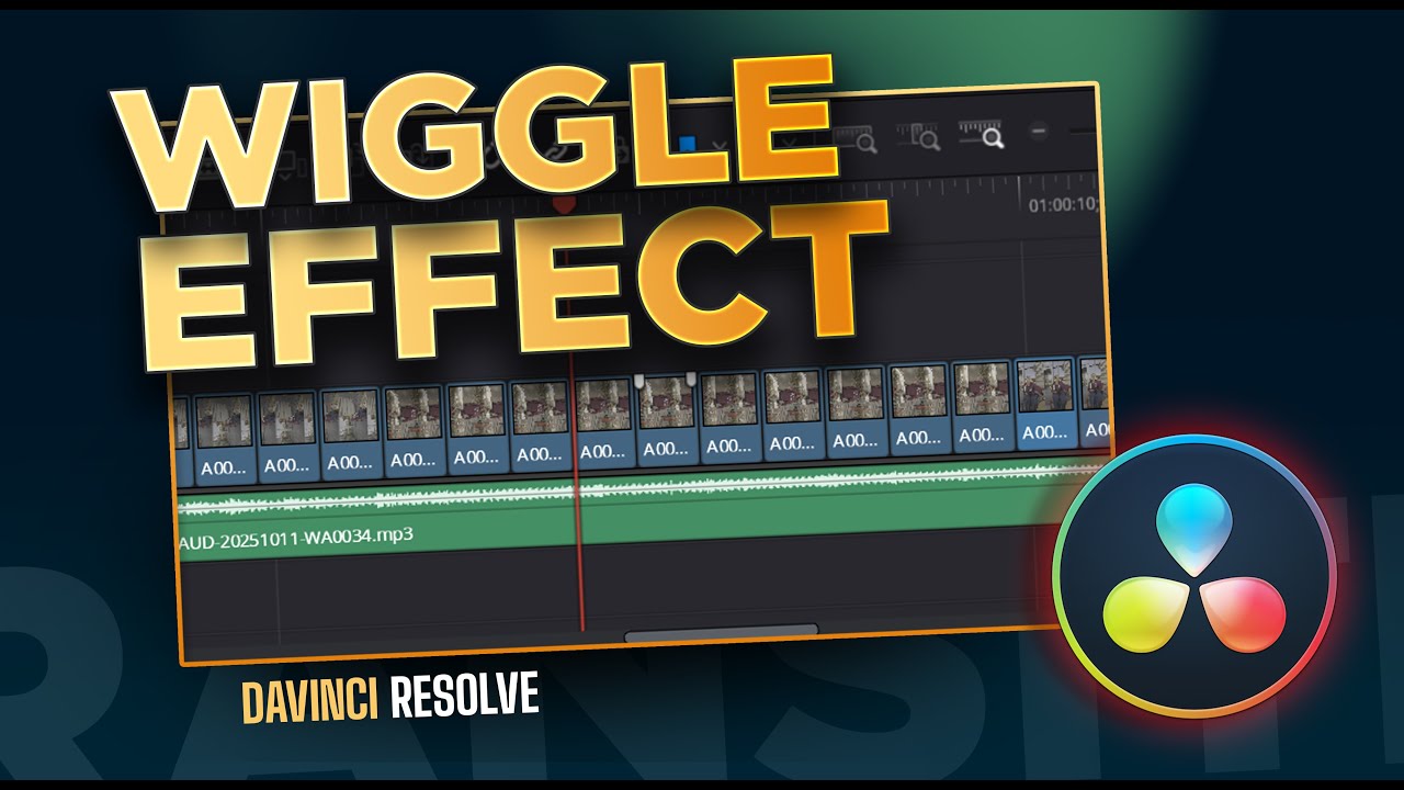 Create the VIRAL WIGGLE EFFECT in DaVinci Resolve - YouTube