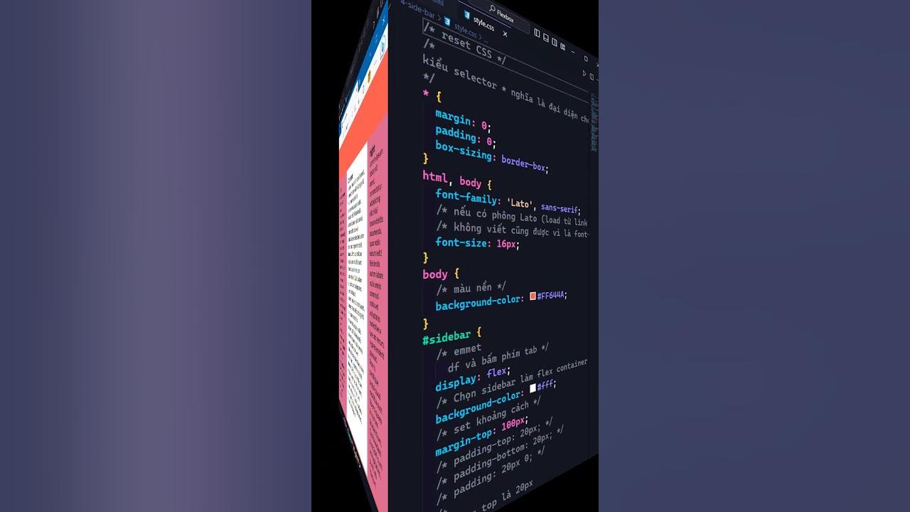 Side Bar Html Css Thinhpham Shorts Youtube