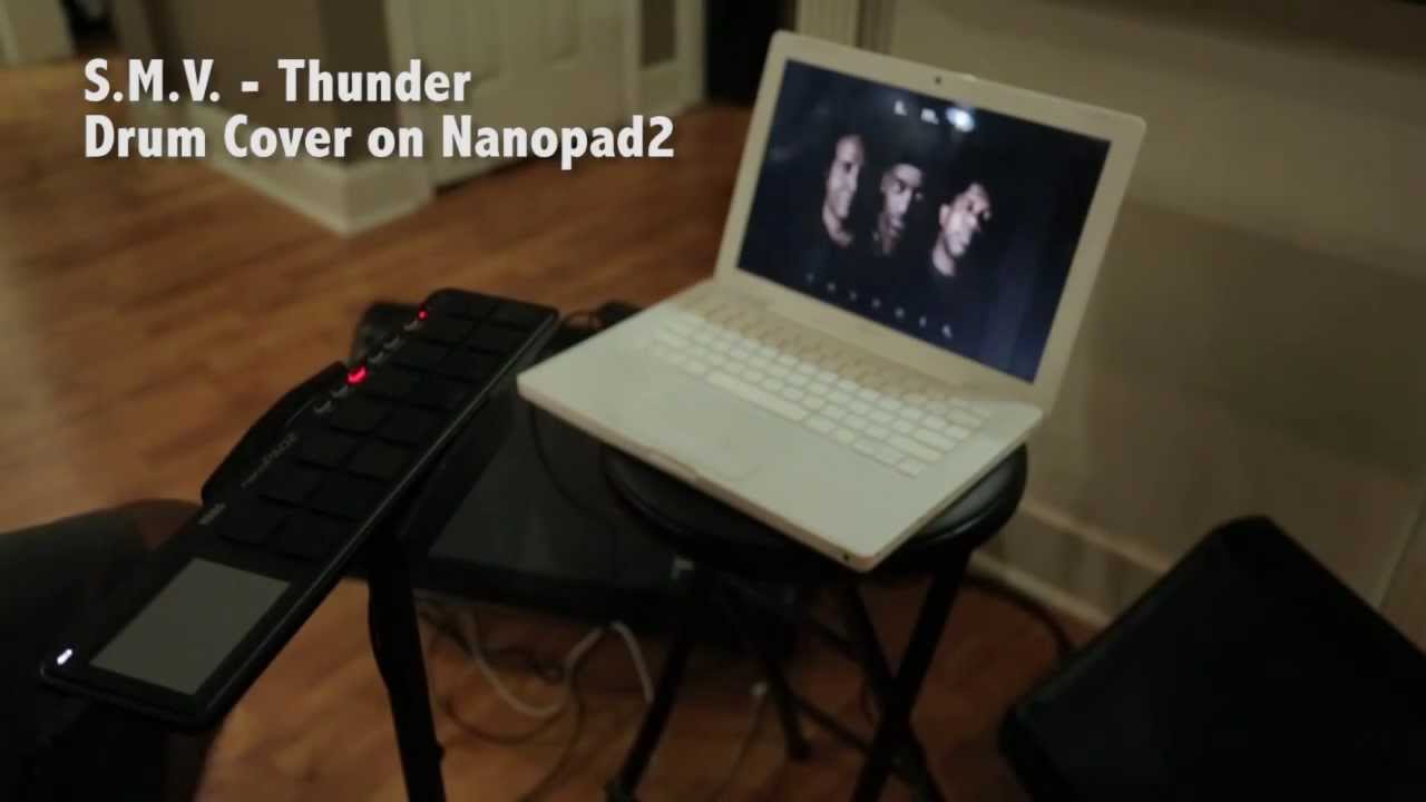 S.M.V. - Thunder - Drum Cover on NanoPad2 - YouTube