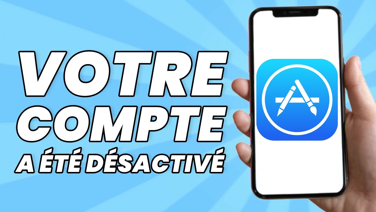 Votre Compte a été Désactivé Dans L’App Store Et itunes 2025 - YouTube
