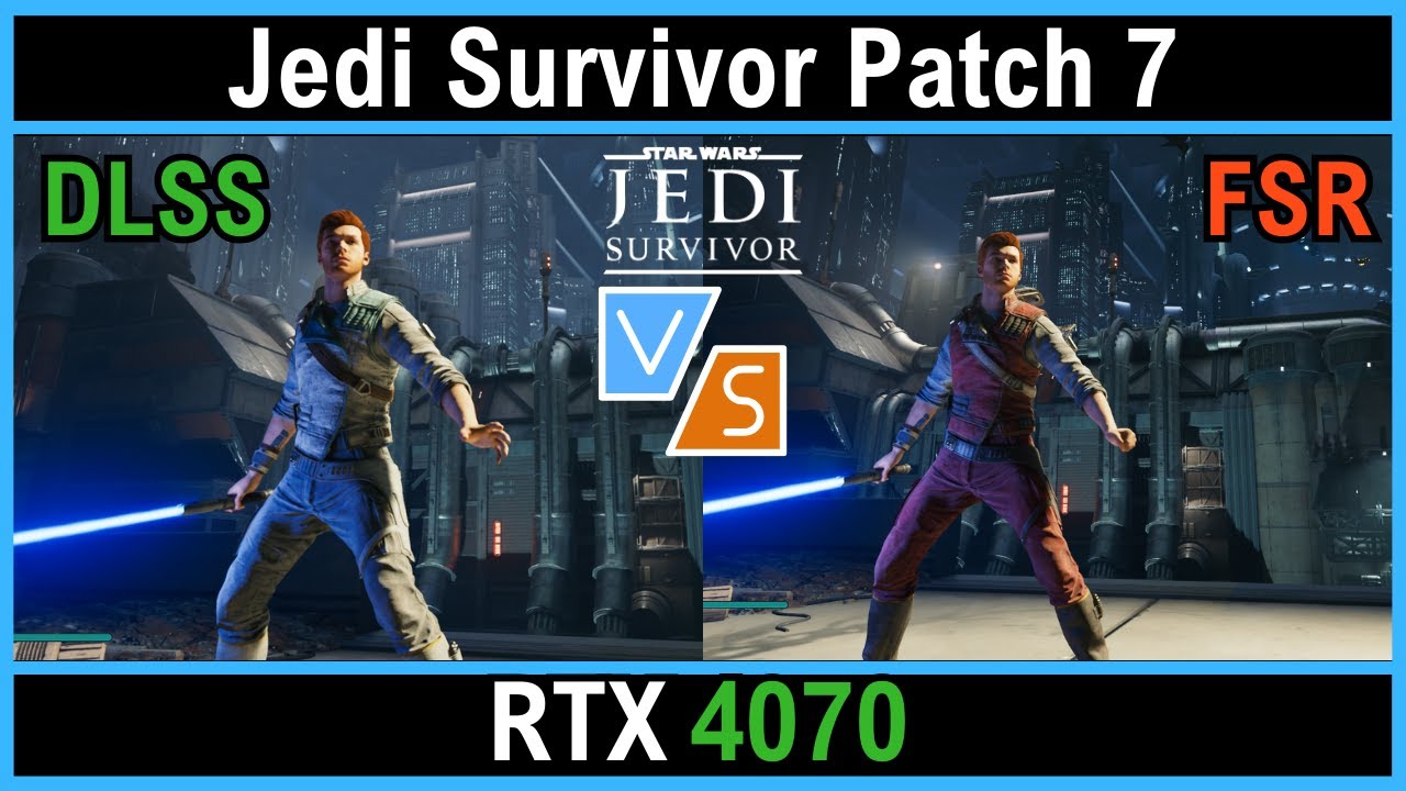 Star Wars Jedi: Survivor - Patch 7 - DLSS vs FSR - DLSS Frame ...