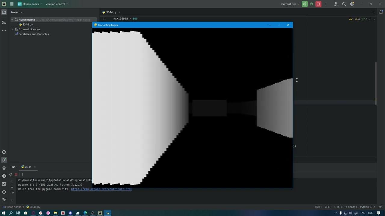 Ray Casting Engine Python - YouTube