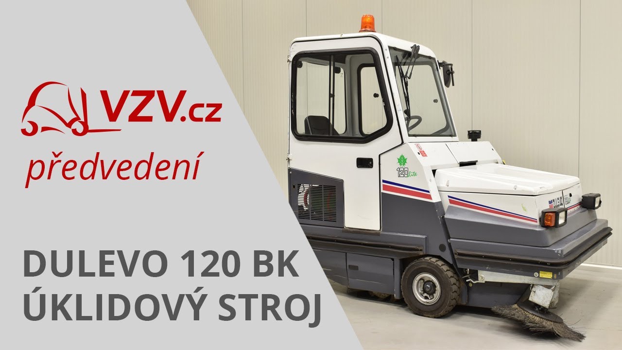 24725 - DULEVO 120 BK ÚKLIDOVÝ STROJ WWW.VZV.CZ - YouTube