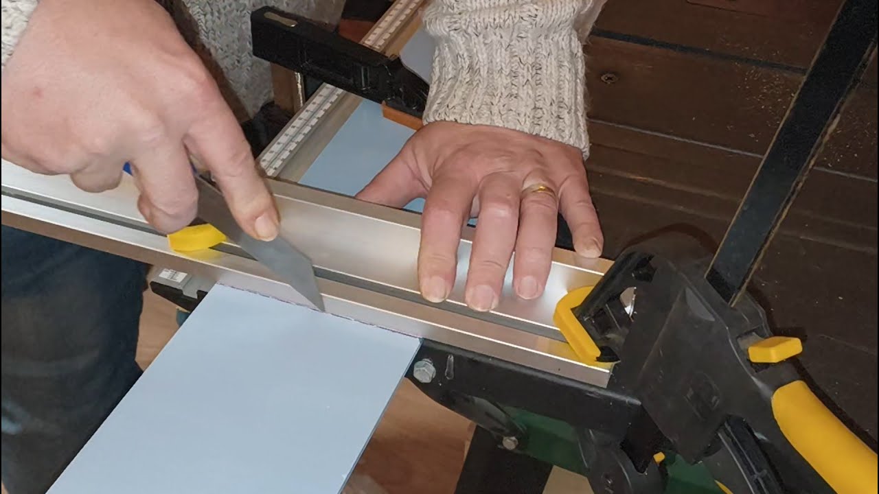 Properly Cutting Perspex Multiple Ways - YouTube