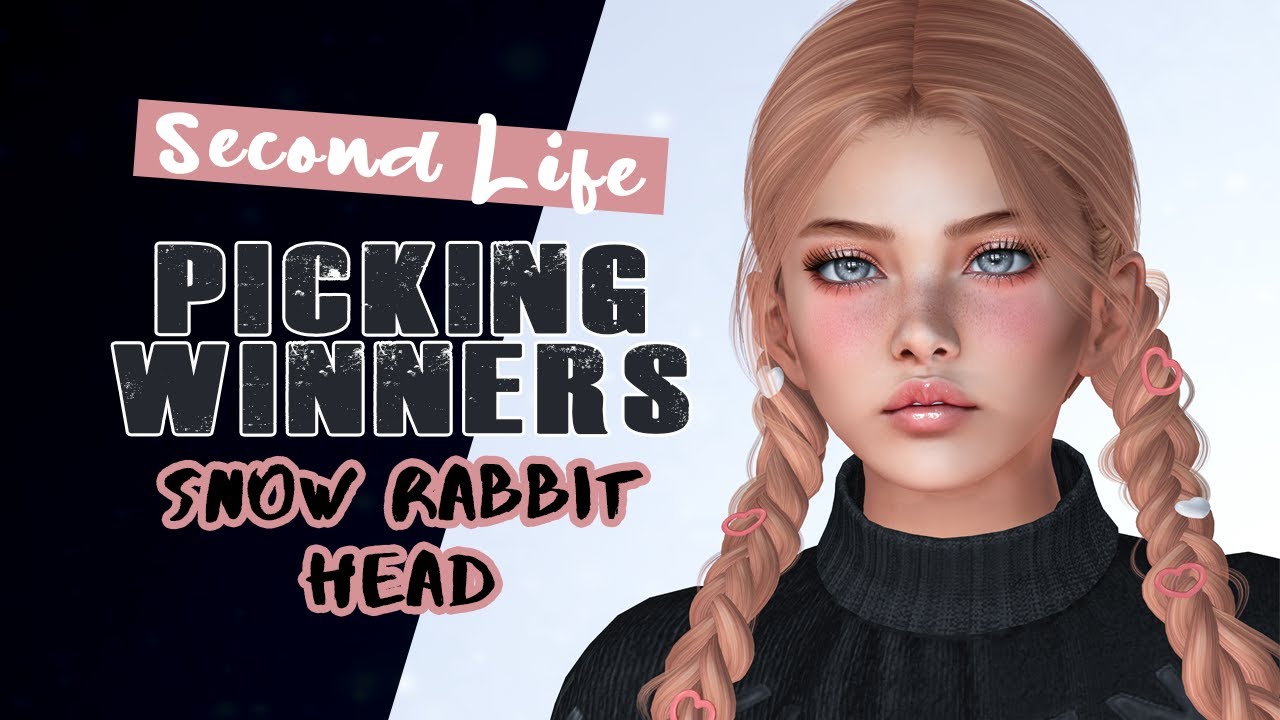 PICKING WINNERS - SNOW RABBIT HEAD - SECOND LIFE - YouTube