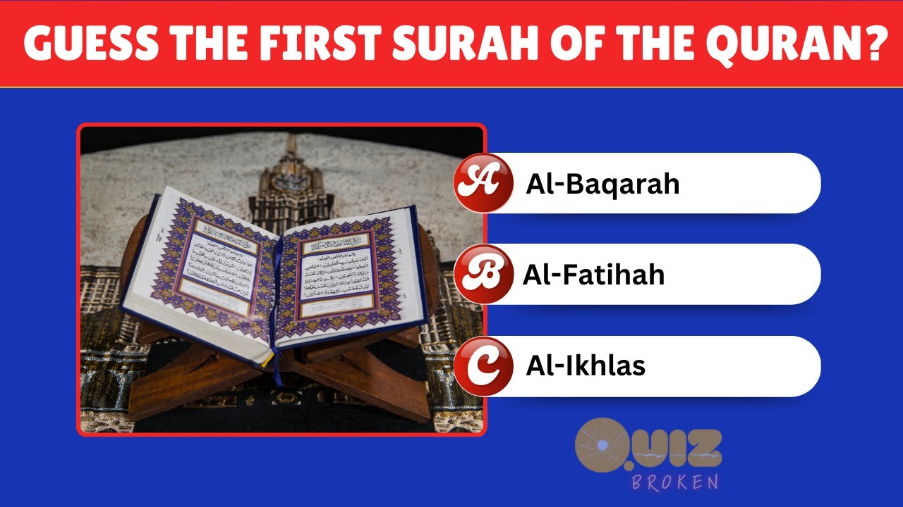 Islamic Quiz About Quran | Test Your Knowledge of the Holy Quran - YouTube