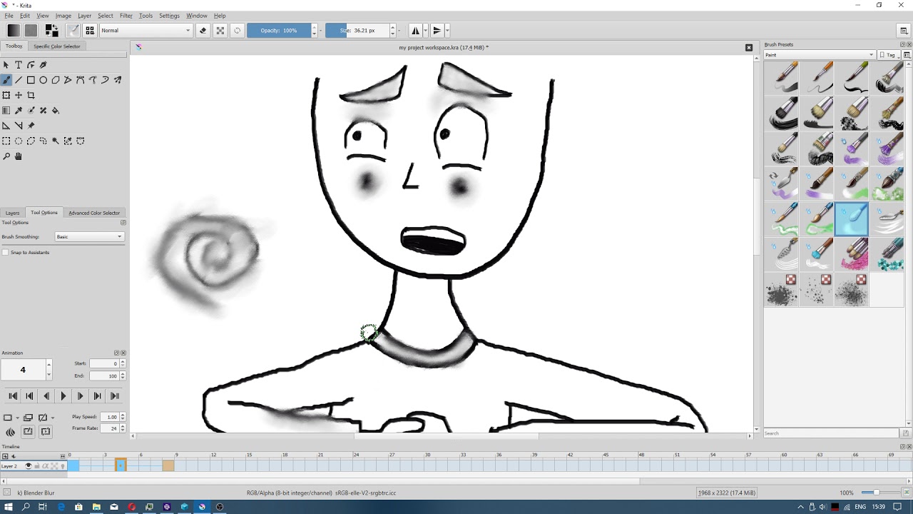 Krita 4 2 Create Professional Smudge Brush Tutorial EN YouTube krita-4-2-create-professional-smudge-brush-tutorial-en-youtube