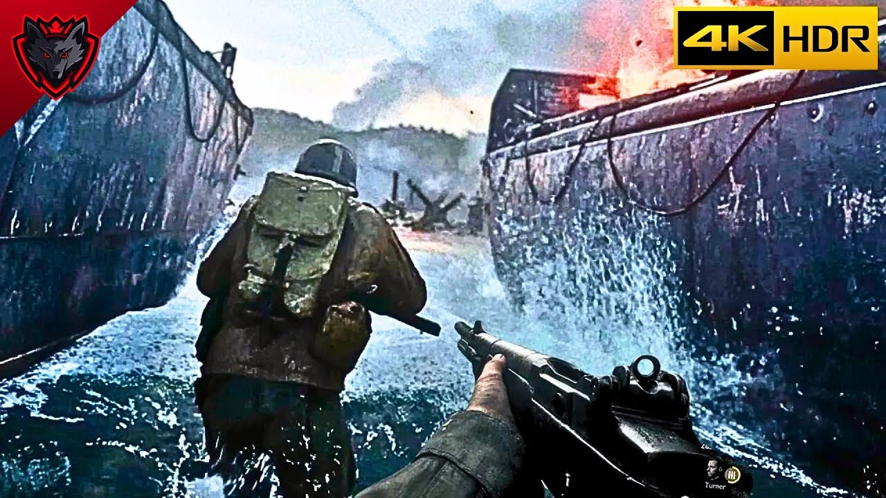 D-DAY | Call of Duty | Immersive Ultra Realistic Cinematic Gameplay ...