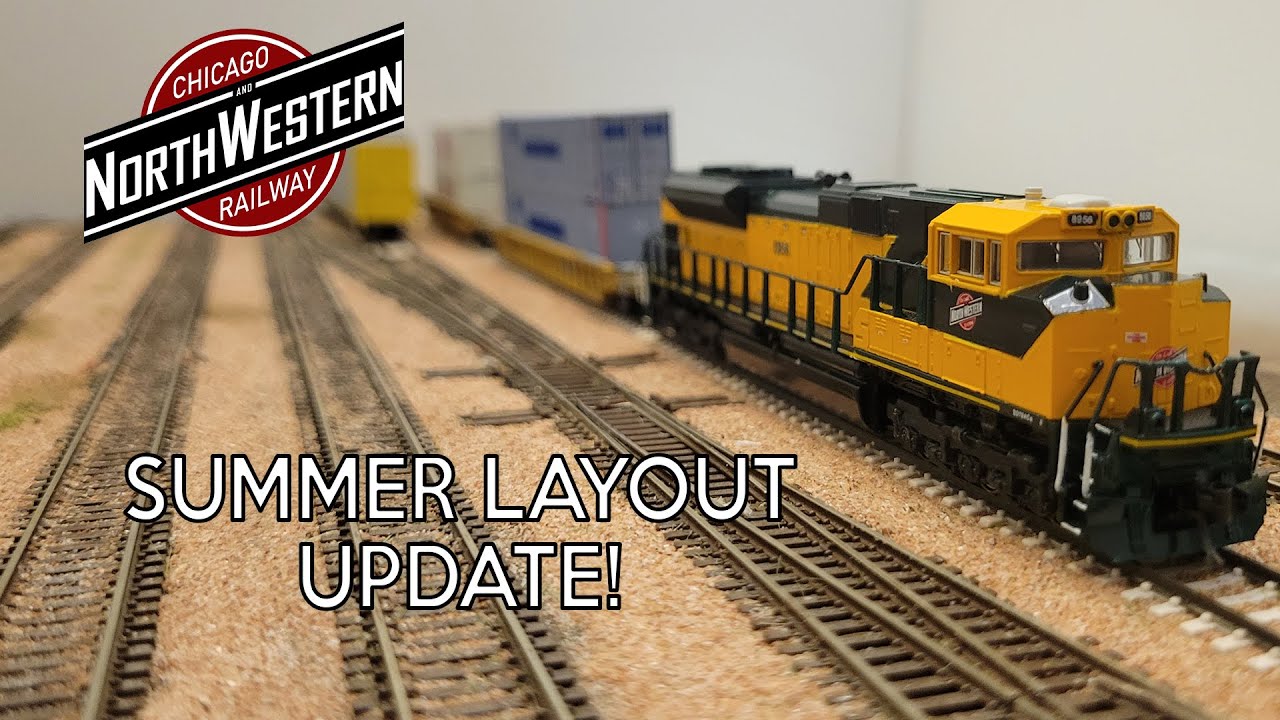 CNW Wisconsin Division N Scale Layout - Ep 6 - Summer Update - YouTube