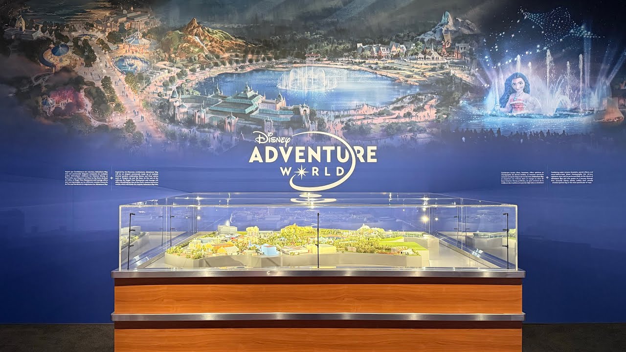 Disney Adventure World Model Overview [4K] Disneyland Paris 2025 - YouTube