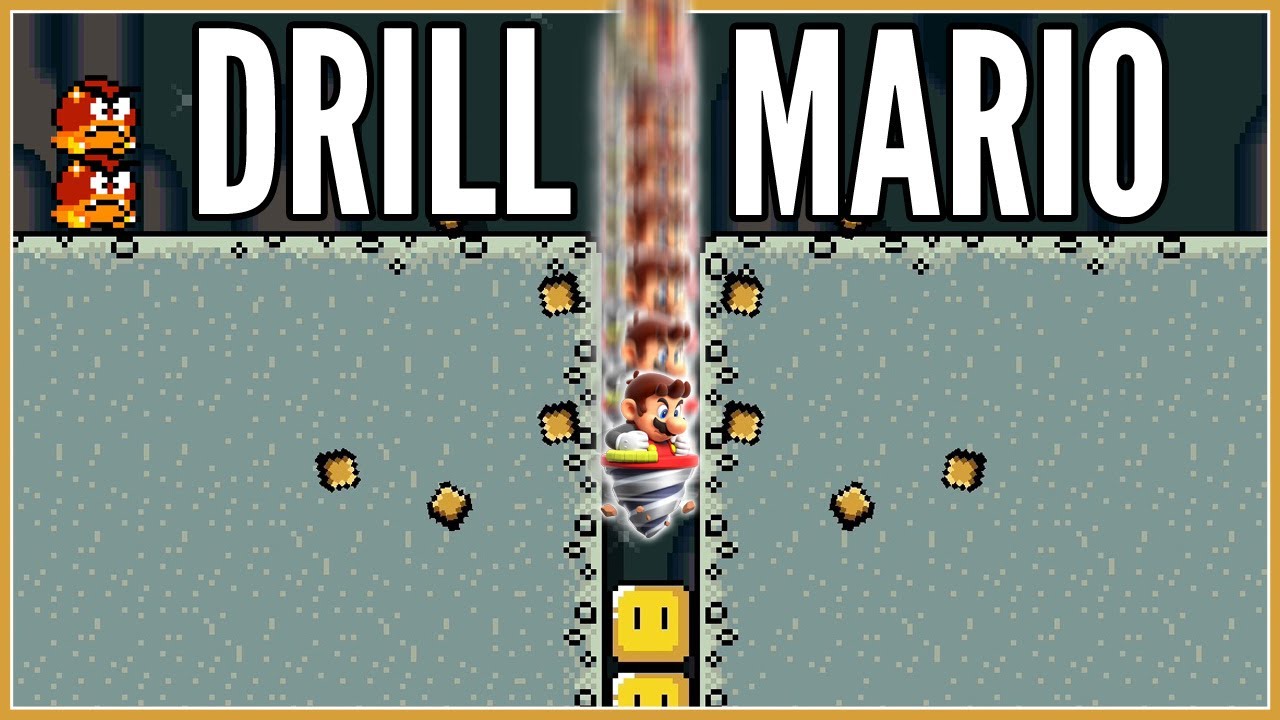 The DRILL POWER-UP From Mario Wonder Is Now In Mario Maker 2??? - YouTube
