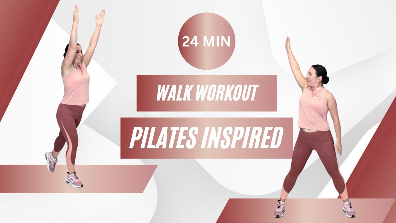 Low Impact Walking Pilates Full Body Workout | Pilates Caminata de Bajo ...