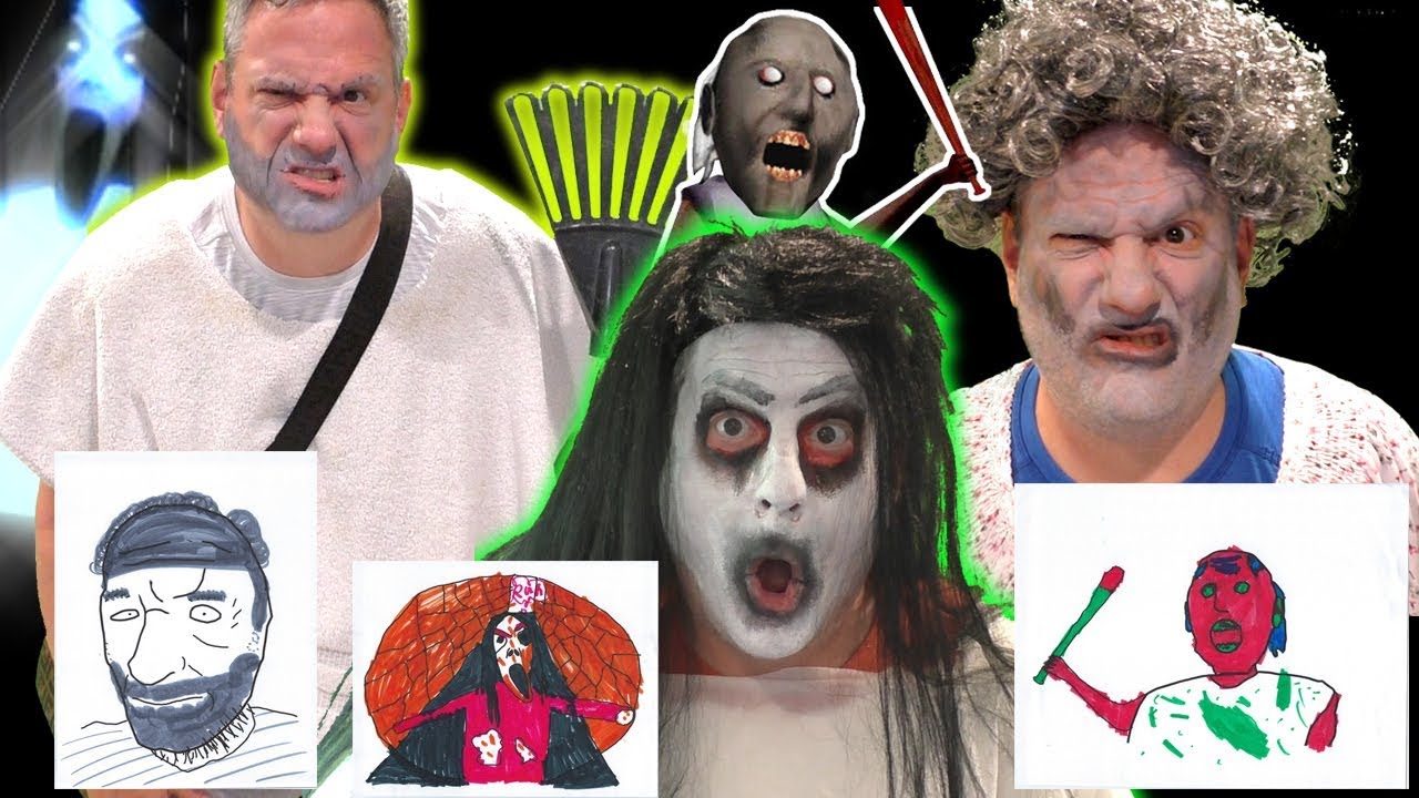 Slendrina Granny and Grandpa 3 Marker Challenge | DavidsTV - YouTube