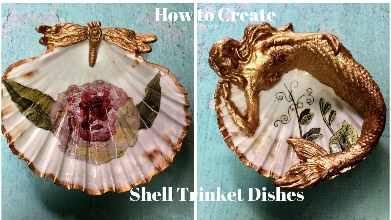Shell Trinket Dishes - YouTube