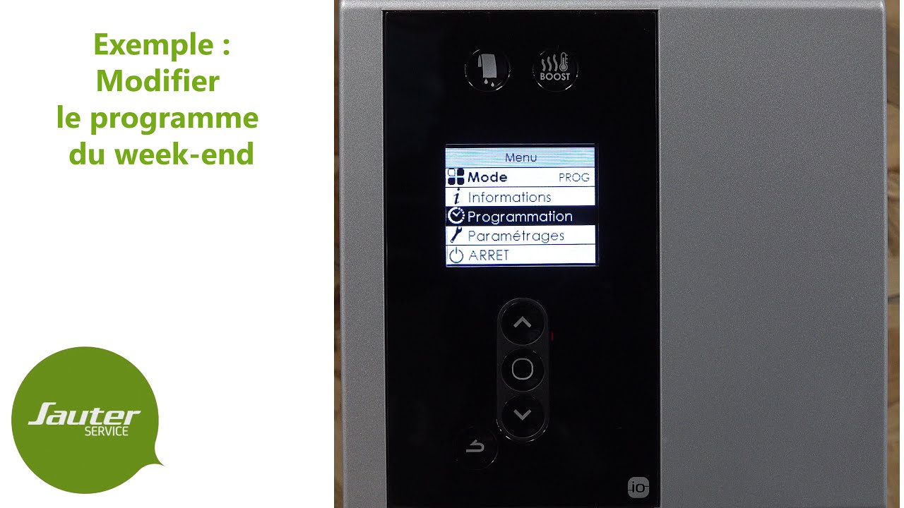Programmation Radiateur Sauter
