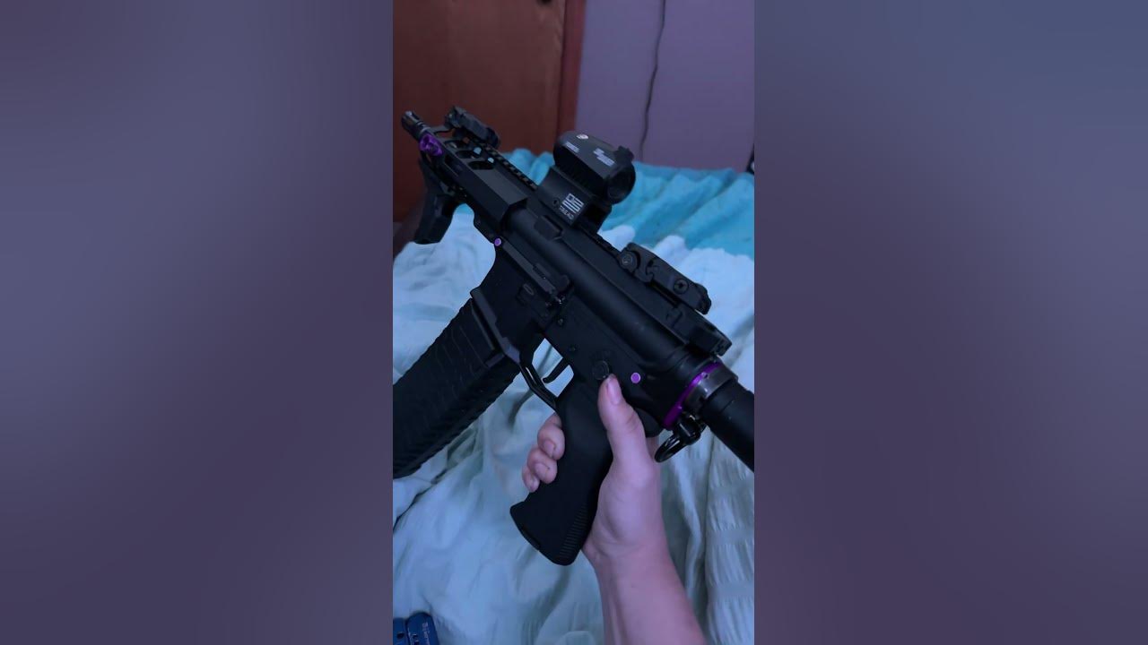 Arp with 65 rnd mag and binary trigger and psa dagger with olight #binary #arp #psadagger - YouTube