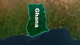 Ghana Free GeoLayer Map Animation