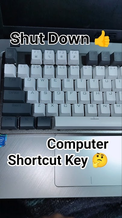 Shut Down 👍 Computer Shortcut key #shorts #asmr #computer #shortcutkeys #keyboard - YouTube