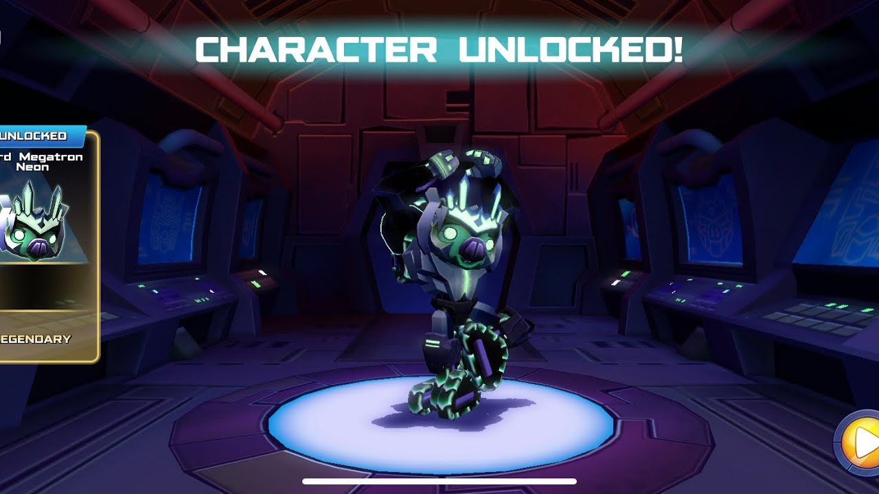 Angry birds transformers:Lord megatron neon - YouTube