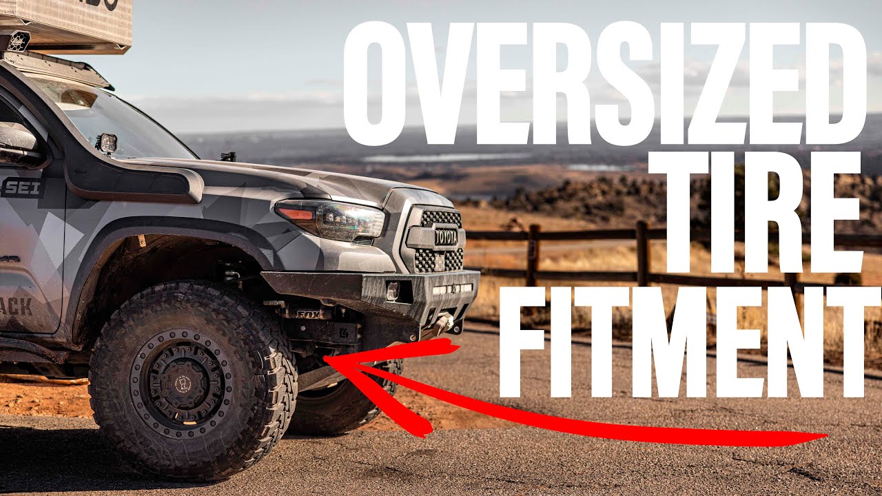 HOW TO FIT 35s ON A TACOMA | C4 Oversize Tire Fitment Kit... - YouTube