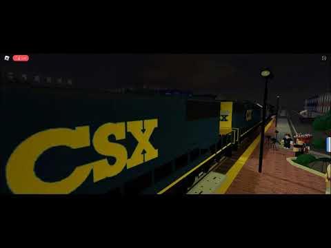 ROBLOX Railfanning at Ashland, VA S26E55: CSX Manifest Train - YouTube