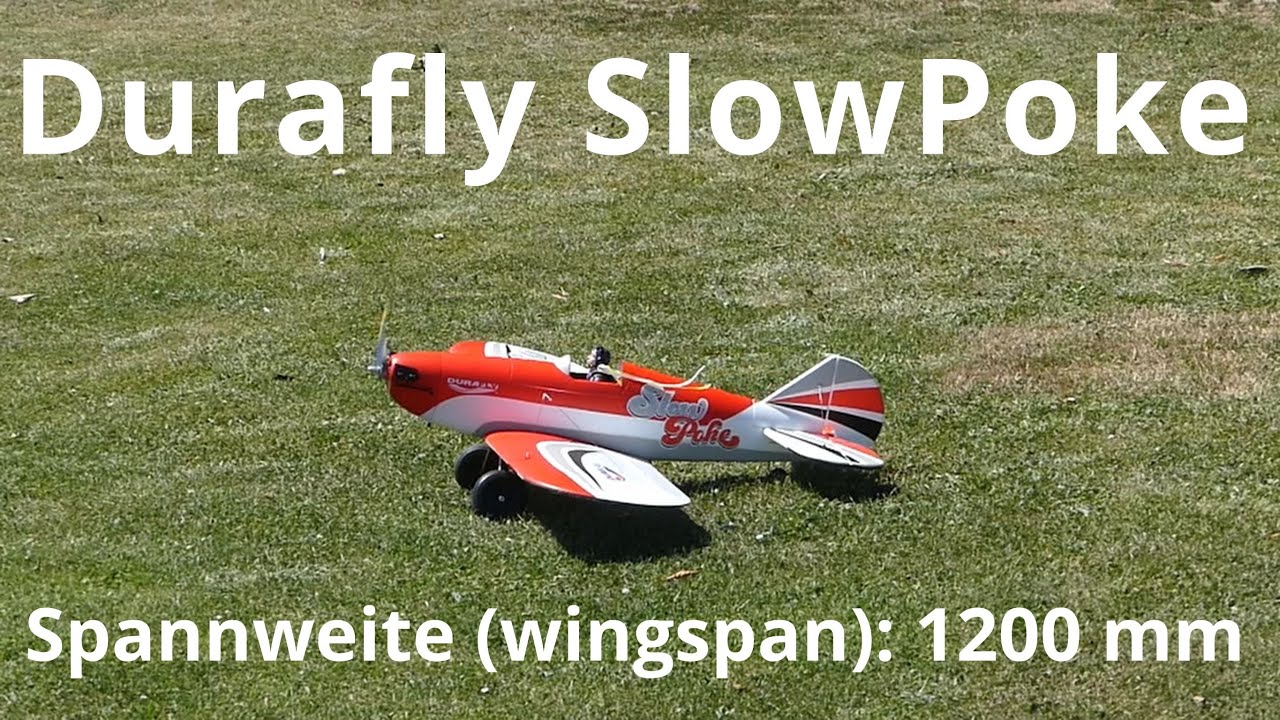 RC Modellflugzeug Durafly SlowPoke / Multicam clip - YouTube