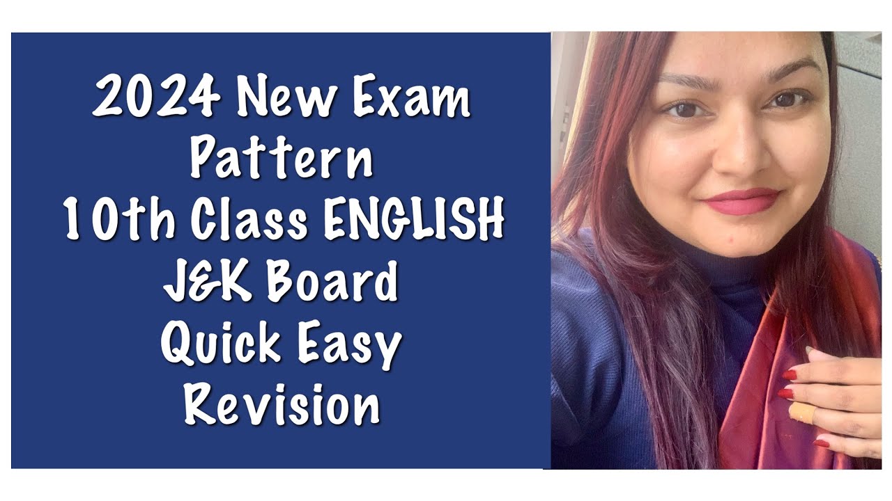 Board Exam | English | 10th Class | New Pattern | Easy | Revision ...