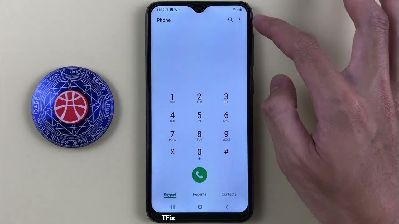 How to press the Volume Up button to answer a call on Samsung A10 Android 11 - YouTube