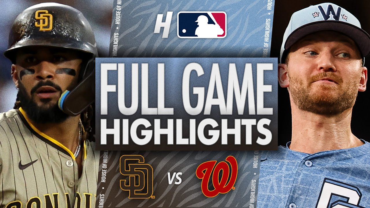 San Diego Padres vs Washington Nationals - FULL GAME HIGHLIGHTS | July ...