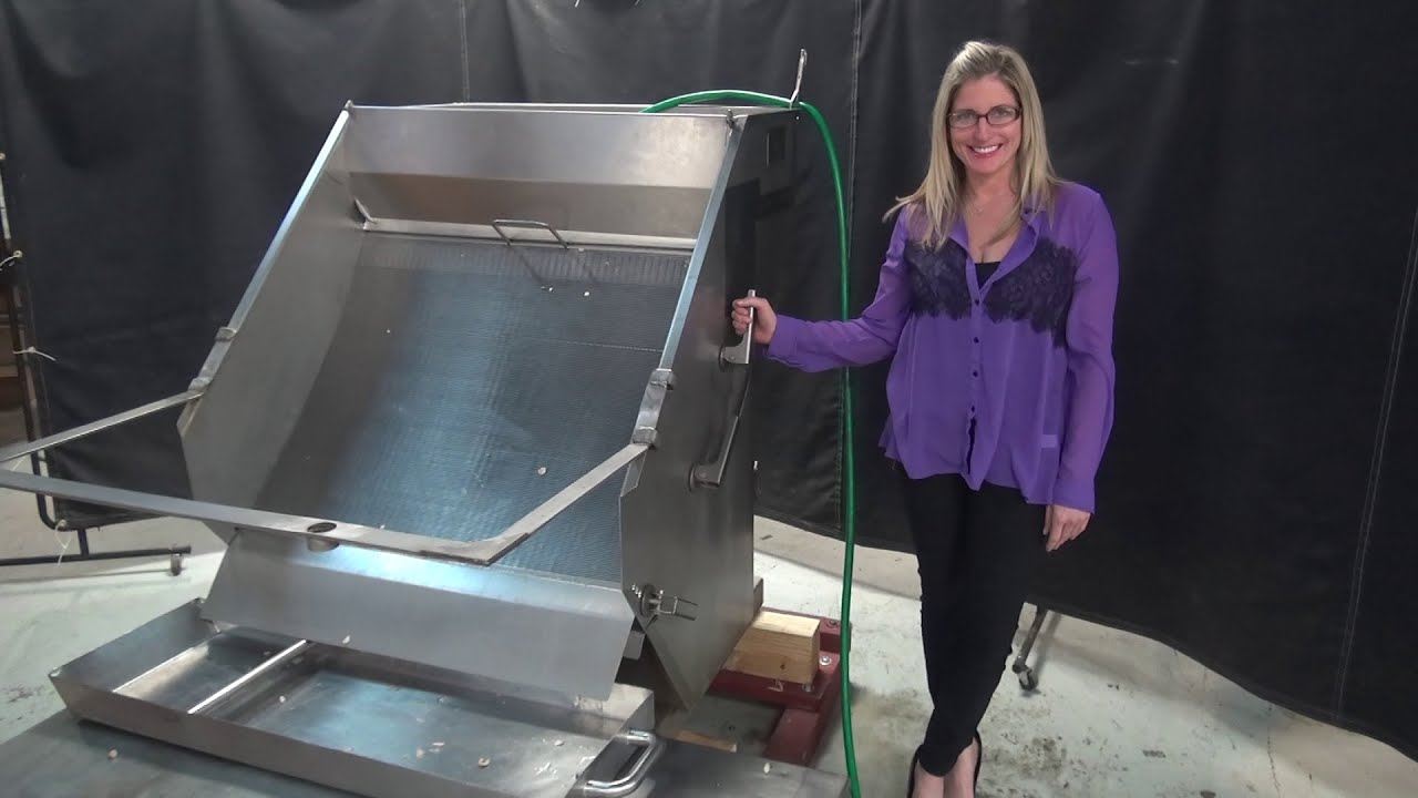 Lyco 36" Wide Stationary- Screen Dewatering Separator - YouTube