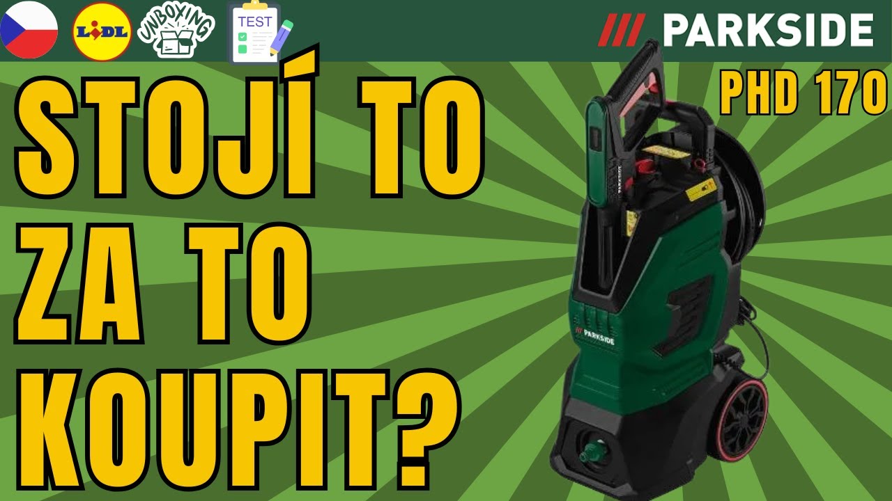 VYSOKOTLAKÝ ČISTIČ Parkside PHD 170 D2 ČEŠTINA ČESKÁ REPUBLIKA LIDL ...